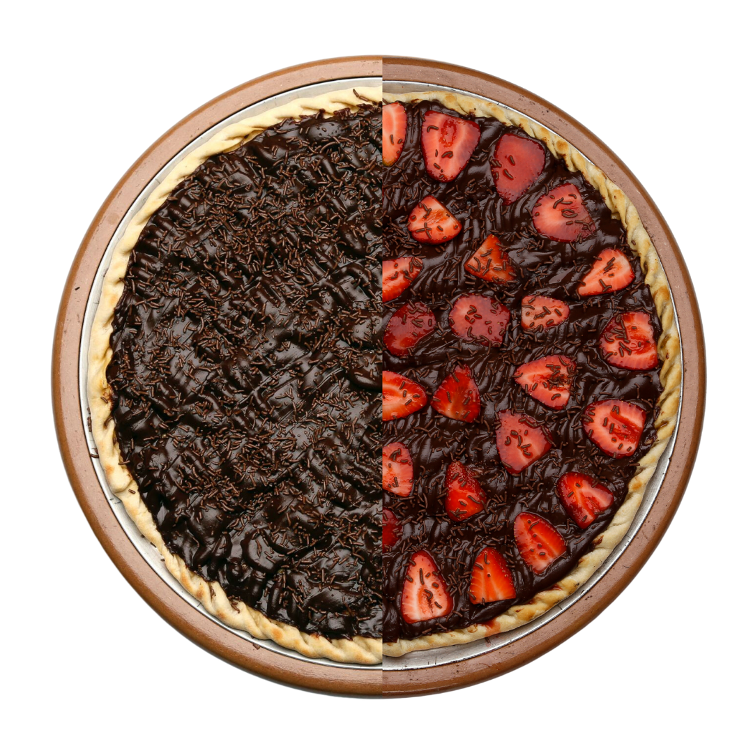 Sweet Pizza Small Two Flavors | Camelo Pizzaria